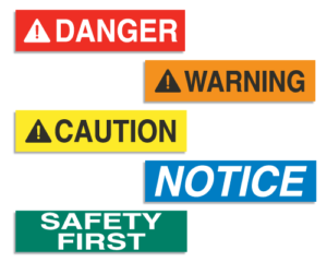 Safety Warning Signs | LEM Products Inc.