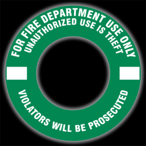 Hydrant Ring - For Fire Dept Use - 10.5" OD, 5.75" ID - LEM